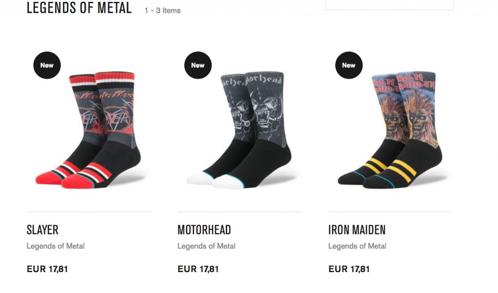 Heavy metal socks | Gonzo Music